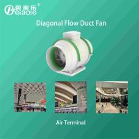 China Electric Silent Plastic Blade Axial Exhaust Fan 4 Inch 204m³/h Duct Fan for Air Terminal for sale
