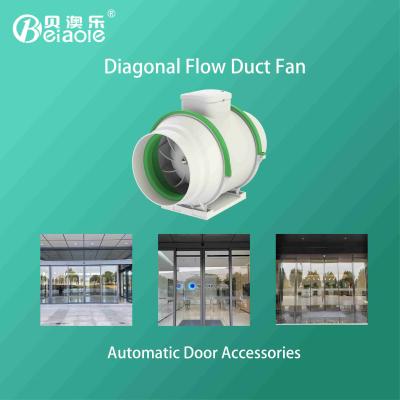 China 12 Inch Industrial Duct Fan 2200m3/h Silent Axial Inline Fan 150mm Ceiling Mount for sale