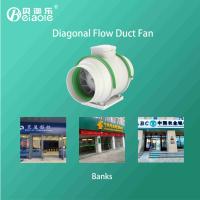 China Electric Plastic Blade Silent 8 Inline Duct Fan 220V 125W 145W 840m3/h for Banks for sale