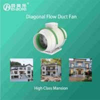 China 8 Inch Plastic Duct Fan 840 m³/h AC Motor Ceiling Mounted HVAC Booster for Ventilation for sale
