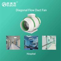 China 220V 125W Axial Inline Duct Fan 6 Inch 840m3/h High Efficiency Ceiling Mount for Hospitals for sale