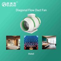 China Commercial Industrial Duct Fan 6 Inch Inline Oblique Flow Extraction Ventilation 2200m³/h for sale