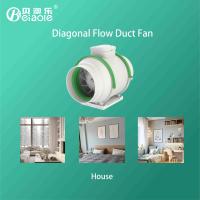 China 220V 30W Industrial Duct Fan Super Silent Ball Bearing Air Mixed Flow 6 Inline For House for sale