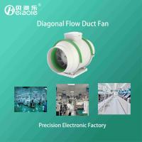 China 220V 230W Inline Duct Fan 4 Inch 1400m3/h Plastic Exhaust Ventilator for Factory for sale