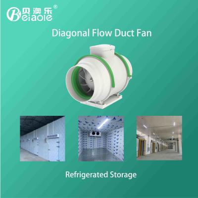 China 6 Inch Duct Exhaust Fan Speed Controller Ventilation Fantech Inline For Refrigeration House for sale