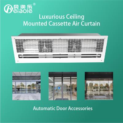 China Cross Flow Turbine Ceiling Air Curtain 220V 380W 1500mm for Warehouse Industrial Use for sale