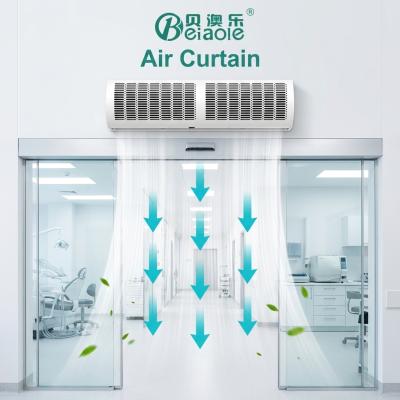 China Beiaole Titan Series 1000mm Ceiling Mounted Air Curtain 220V 105W AC Motor Commercial Air Barrier for sale