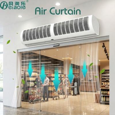 China Ceiling Mount Air Curtain 220V 50HZ 9-11m/s Air Speed for Commercial Thermal Insulation for sale