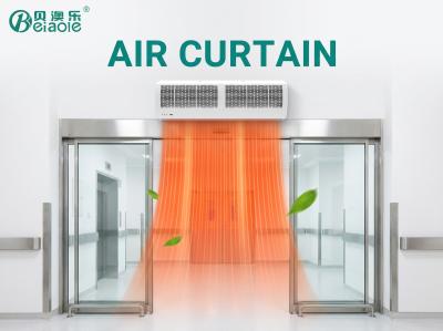 China Beiaole Titan Series Electric Heated Air Curtain 900mm 380V 220V 160W Wall Mounted for sale