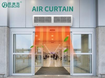 China PTC Heating Over Door Heater Curtain 220-380V 110-160W Ceiling Mount Air Curtain for sale