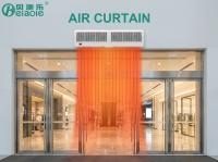 China Cross Flow Door Electric Air Curtain Heater 380V 200W 1200mm for Supermarkets for sale