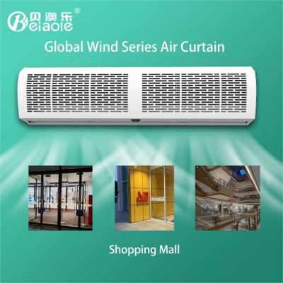 China Ceiling Mounted Commercial Air Curtain 220V 220W 2000mm Industrial AC Door Curtain for sale