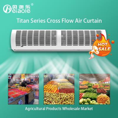 China Indoor Electric Over Door Air Curtain Ceiling Mounted 220V 50HZ 9--11 m/s Air Curtain Door for sale