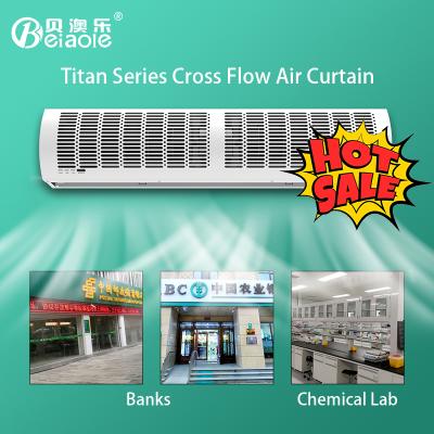 China Beiaole Titan Series Ceiling Mounted Air Curtain 220V 50Hz 900mm 9-11m/s for sale