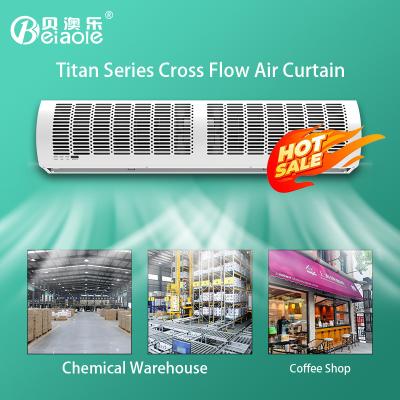 China 220V 50HZ Industrial Dimplex Door Air Curtain Air Conditioner  11 m/s Airflow Barrier for sale
