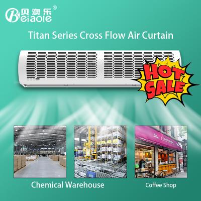 China Beiaole Titan Series Ceiling Mounted Air Curtain 1000mm 220V 50Hz for Commercial Sliding Doors for sale