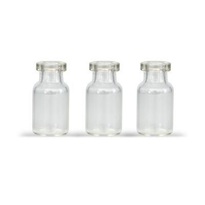 China Clear Amber Glass Tubular Vials 10ml with 24×45mm Dimensions for Pharmaceutical Applications for sale