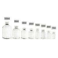 China 7ml-100ml CE Approved Pharmaceutical Glass Vials USP Type I II III for Injection and Infusion for sale