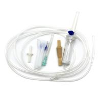 China Disposable Sterile IV Infusion Set with Luer Lock Connector 150cm Length 20 Drops/ml CE Certified for sale
