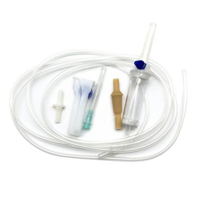 China Disposable Sterile IV Infusion Set with Luer Lock Connector 150cm Length 20 Drops/ml CE Certified for sale