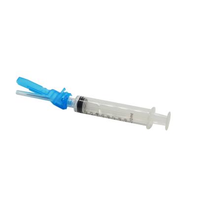 China Disposable Luer Lock Safety Syringe with 15-31G Needle - Medical Grade PP & Stainless Steel Construction for sale