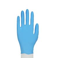 China Blue Disposable Nitrile Exam Gloves 3.5g Thickness XL 3XL Sizes for Medical Dental Food Service for sale