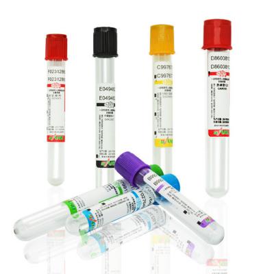 China Medical Vacuum Blood Collection Tubes - Glass or PET Material, 1-10ml Capacity, EDTA & Multiple Additive Options for sale