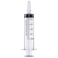 China 50ml Disposable Plastic Syringe for Liquid Measurement - Food Grade PVC Material with Individual Sterile Sealing for sale