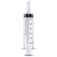 China 60ml PVC Disposable Veterinary Syringes - Food Grade Plastic with Individual Sterile Sealing for sale
