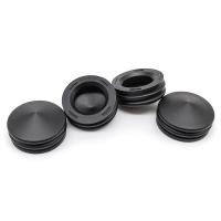China Medical Syringe Rubber Gaskets Black Color Pyrogen Free 100K Clean Room Manufacturing 300-200000 PCS for sale