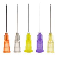 China 18G Dental Irrigation Needle with 0.4-0.5mm Outer Diameter and Luer Lock Hub for Professional Use for sale