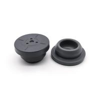 China Black Halogenated Butyl Rubber Stopper for Injection Applications - 300-200000 PCS Minimum Order for sale