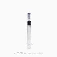 China 2.25ml Borosilicate Glass Saline Flush Syringe with Luer Lock - 0.9% Normal Saline, 3-Year Shelf Life for sale