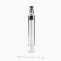 China 5ml Borosilicate Glass Prefilled Sterile Saline Syringe with Luer Lock - 3 Year Shelf Life, EO Gas Sterilized for sale