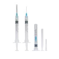 China 2.5ml Auto-Disable Safety Syringe with Luer Lock/Slip Options, Medical Grade PP Construction for sale