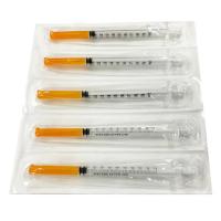 China Disposable Low Dead Space Syringe 1ml Medical Full Use Safety Injector With Needle for sale