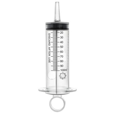 China 100ml-R Disposable Syringe for Industrial Ink Additives and Perfumes - Food Grade PVC Material with 100ml to 500ml Capacity Options for sale