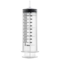 China 500ml Disposable Syringe with Smooth Rubber Plunger for Industrial Liquid Measurement and Dispensing for sale