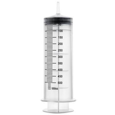 China 500ml Disposable Syringe with Smooth Rubber Plunger for Industrial Liquid Measurement and Dispensing for sale