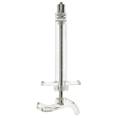 China 5ml Reusable Plastic-Steel Veterinary Syringe with Accurate Scale for Animal Vaccination - 5ml/10ml/20ml/50ml Sizes for sale
