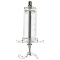 China 50ml Adjustable Veterinary Syringe for Animal Vaccination with 5ml-50ml Capacity Options and Clear Scale for sale