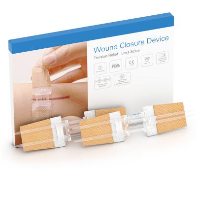 China Flexible Fabric Bandages Wound Closure Device 14.7cm Length with 2/4/6PCS Options for Emergency First Aid for sale