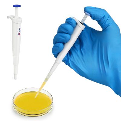 China 50μL Manual Adjustable Pipette Laboratory Micropipette Single Channel Pipettor for sale