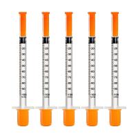 China Medical Sterile CE/ISO OEM Disposable Auto-injector Syringe 0.5 1ML Insulin Injector for sale