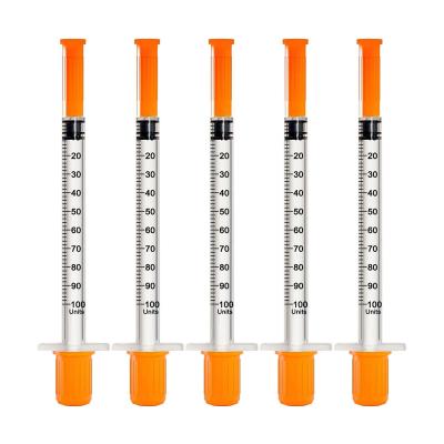China Medical Sterile CE/ISO OEM Disposable Auto-injector Syringe 0.5 1ML Insulin Injector for sale