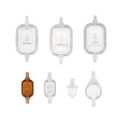 China Precision Liquid Filter for Infusion Pump 0.22-15 with 500ml/10min Flow Rate and Logo Printing for sale