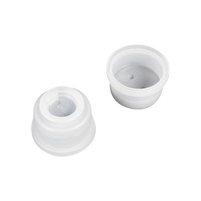 China 30mm PE Euro Cap Plastic Closure for Medical Infusion Bottles and Bags - Pull-Ring Design with 30mm Diameter for sale