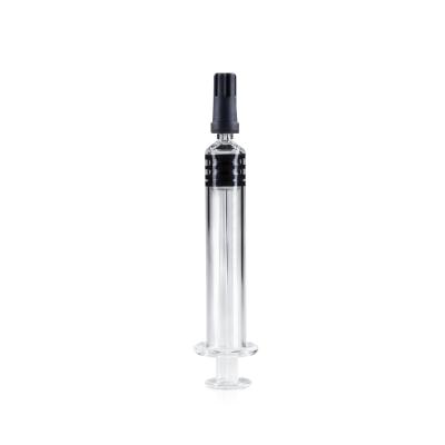 China 2.25ml Borosilicate Glass Saline Flush Syringe with Luer Lock - 0.9% Normal Saline, 3-Year Shelf Life for sale
