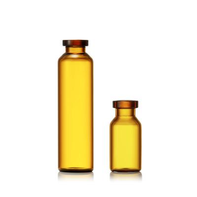 China ISO Standard Medical Use Antibiotics Injection Sterile Vial 3ml 10ml 12ml 30ml 50ml Glass Vial with Aluminum Cap for sale