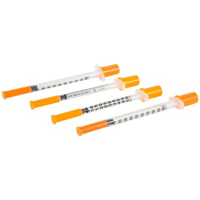 China Insulin Syringe 0.3ml Disposable Insulin Syringe with Needle 29G 30G 31G 32G for sale
